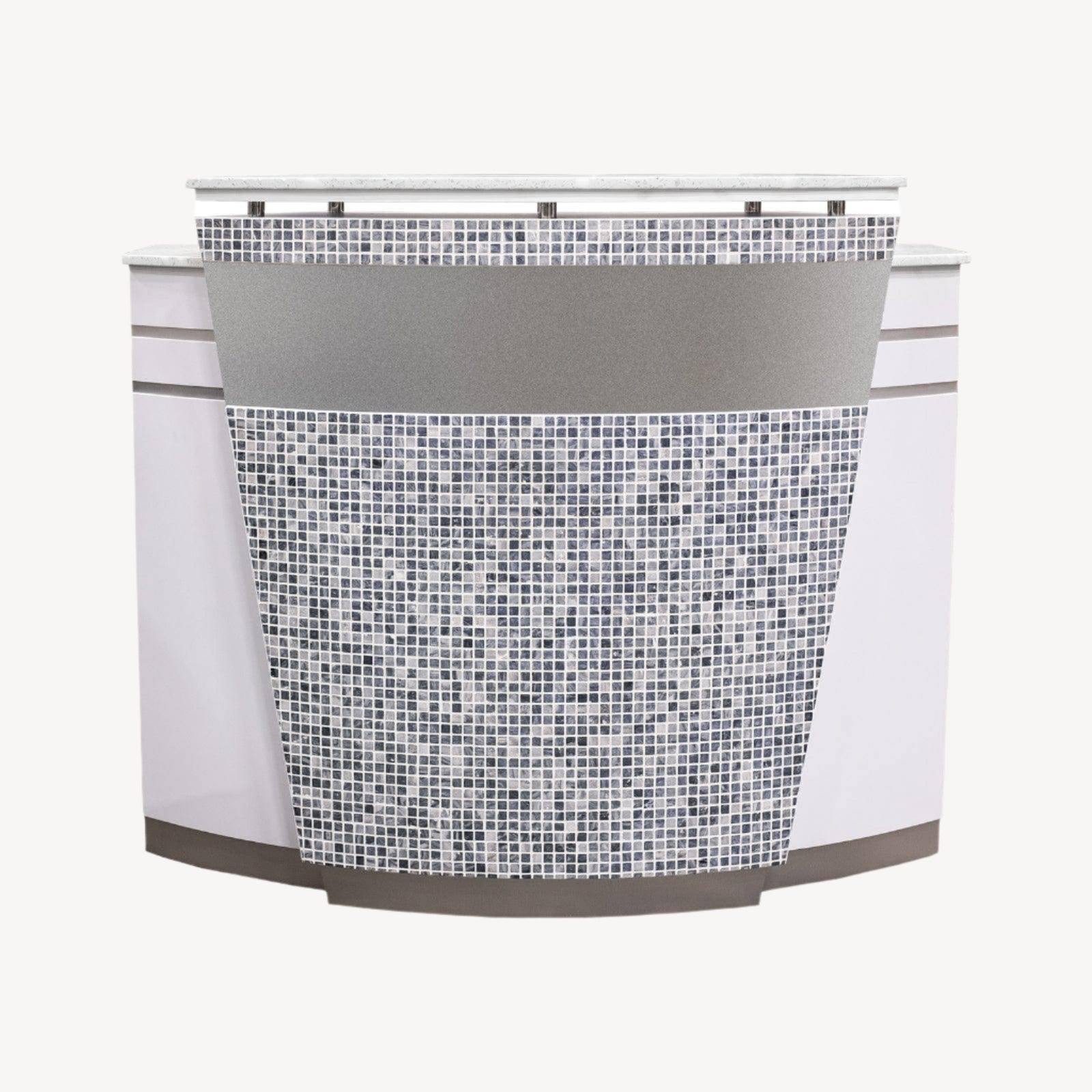 Modern Curved Reception Desk – Beauty Ace Salon Furniture
